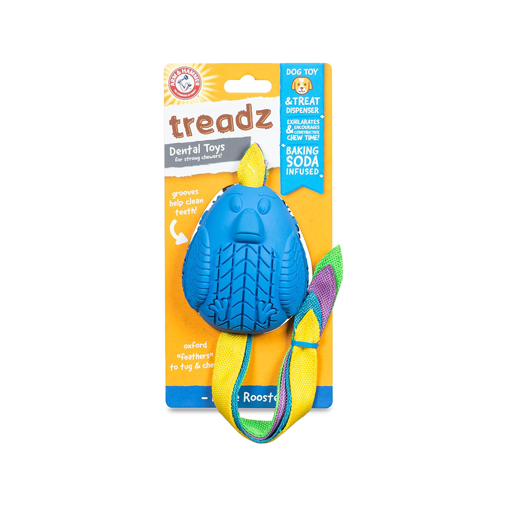 Arm & Hammer Super Treadz Large Rooster Toy for Dogs juguete para perr ...